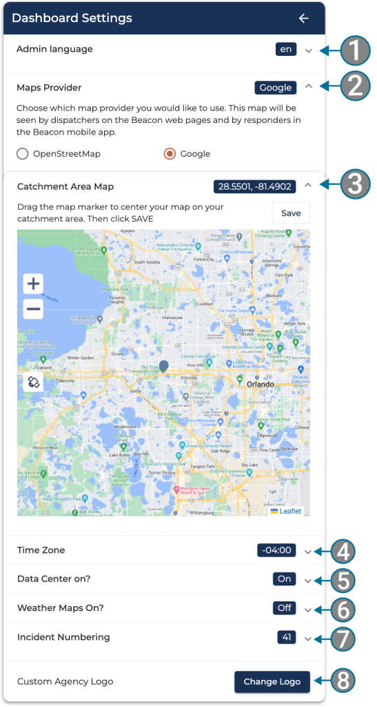 Settings – Trek Medics Documentation