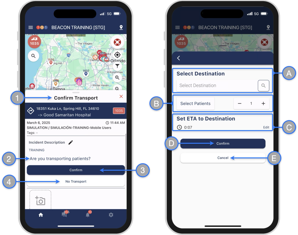 Destination Transport – Trek Medics Documentation