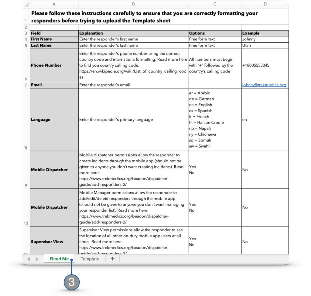 Додавання та редагування рятувальників – Trek Medics Documentation