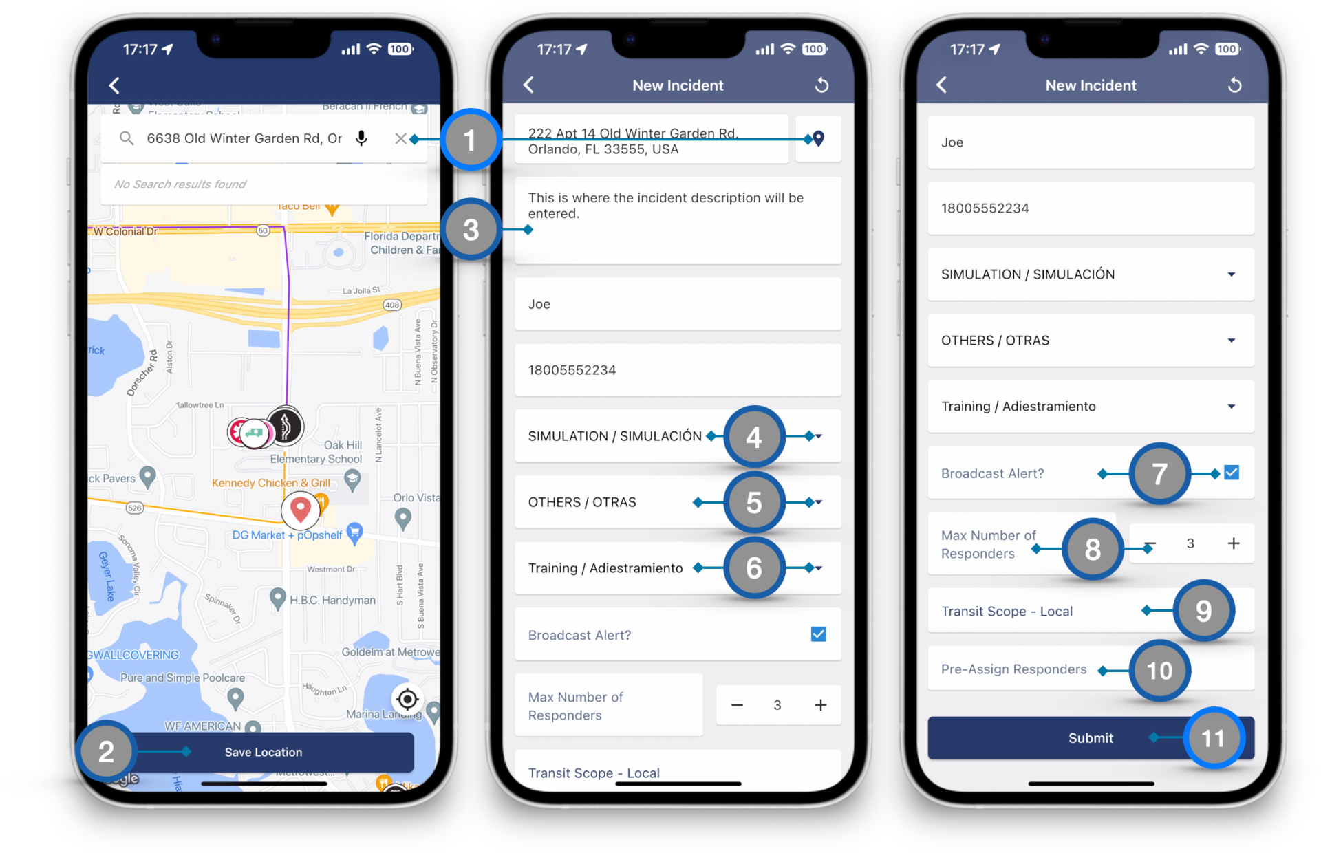 Create New Incidents – Trek Medics Documentation