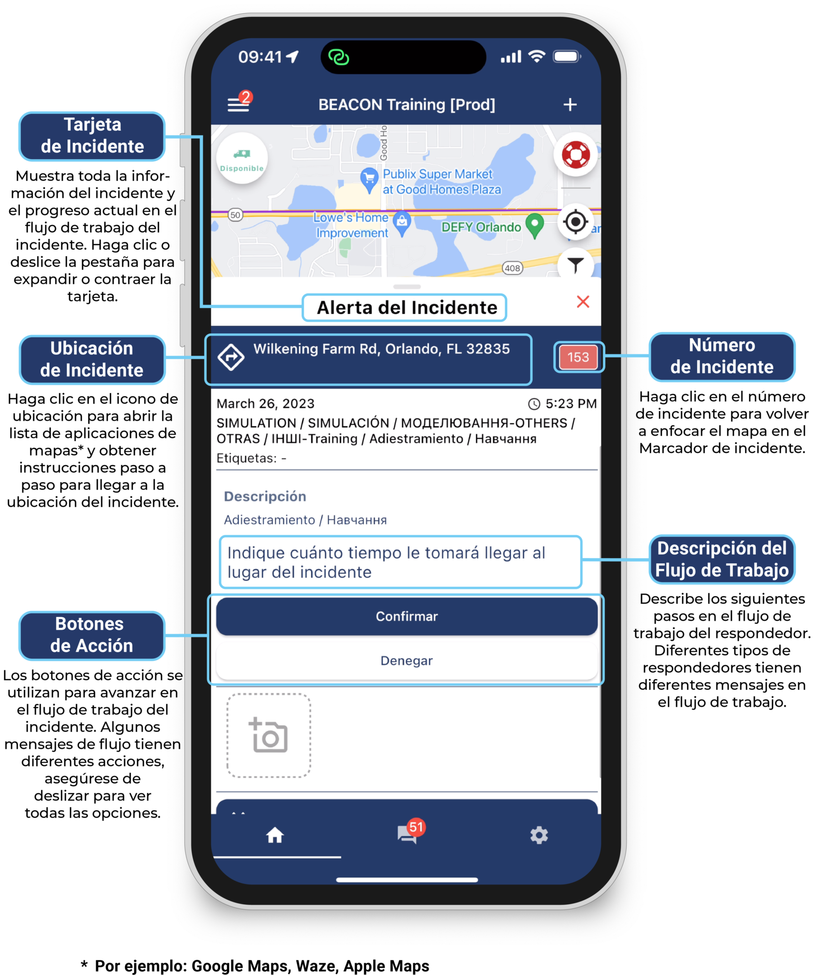 Beacon: Recorrido de la Aplicación Móvil – Trek Medics Documentation