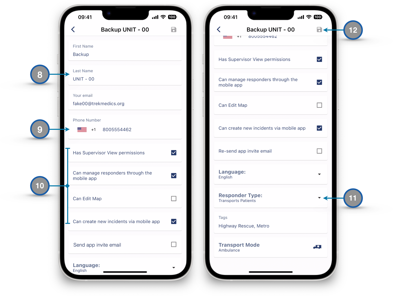 Manage Responders – Trek Medics Documentation