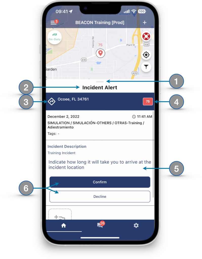 Incident Alert – Trek Medics Documentation