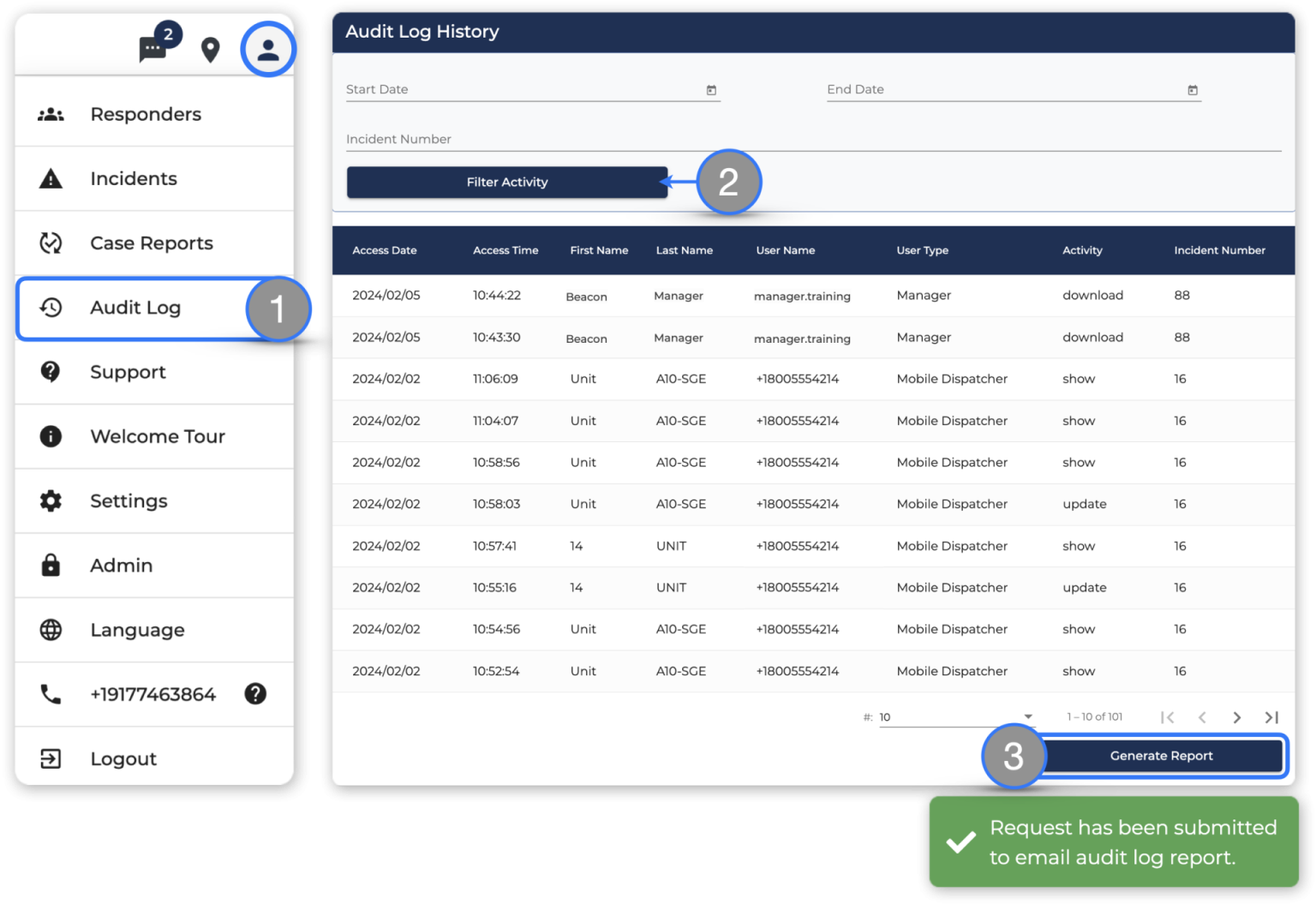 Función de Reportes de Caso para la App Web – Trek Medics Documentation
