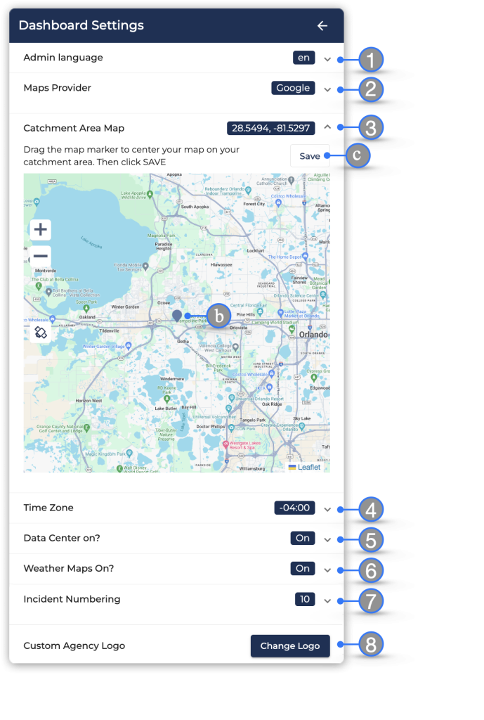 Settings – Trek Medics Documentation