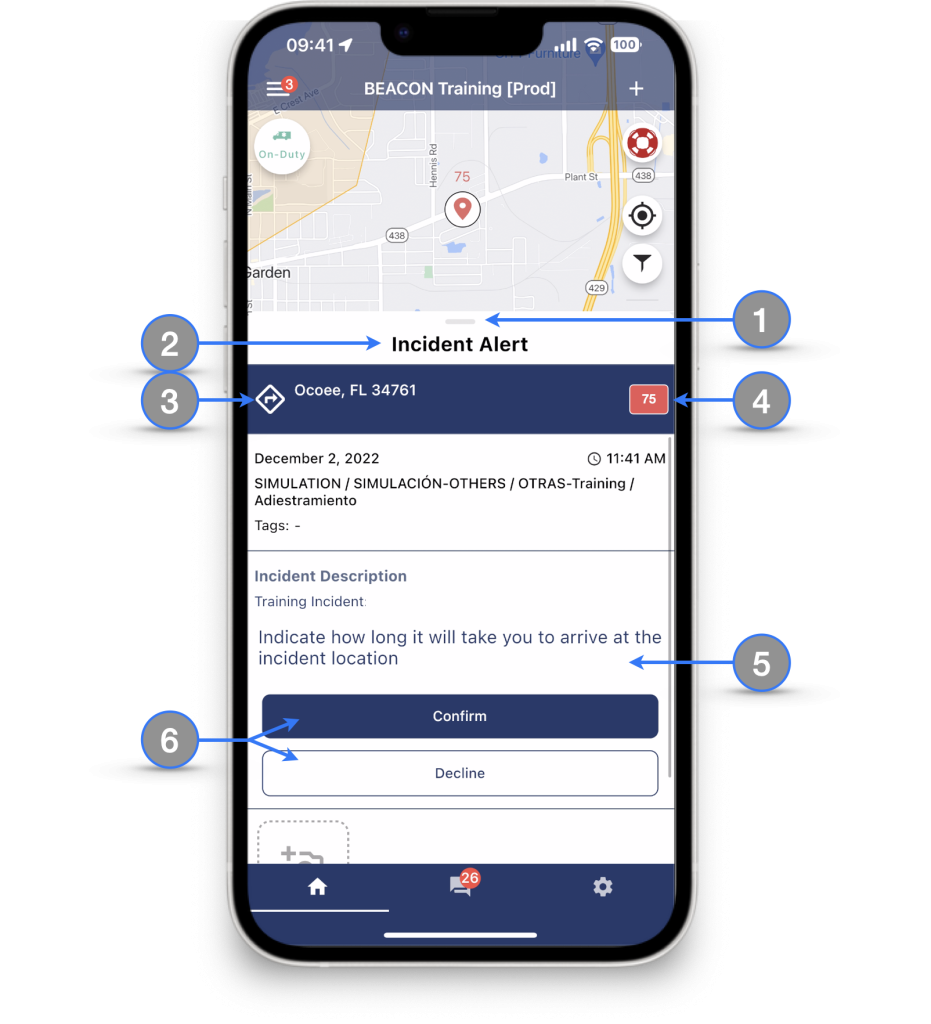Incident Alert – Trek Medics Documentation